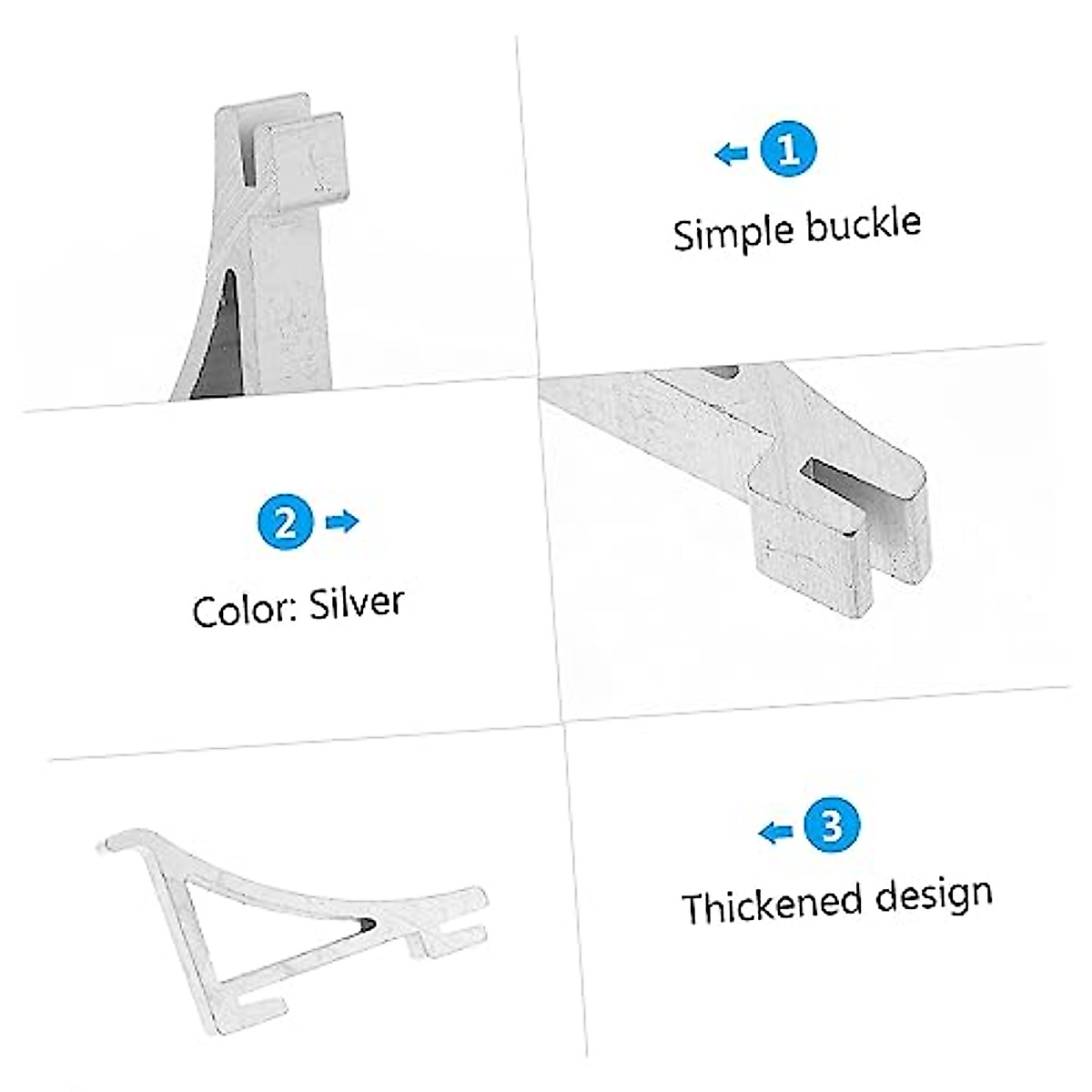 YARNOW 10pcs Support Buttons Mini Ice Chest Stainless Steel Cooler Stainless Steel Mini Fridge Metal Stand Freezer Clamp Refrigerator Clamp Aluminum Refrigerator Clamp Aluminum Clips