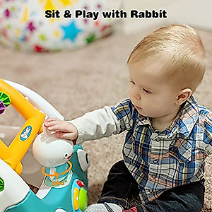 EINSTEM Sit to Stand Learning Baby Walker, Baby Toys 6 to 12, 12-18 Months, Toys for 1 Year Old Boys Girls, Toddler Gifts Remote Control Activity Center with Music, 3 in 1