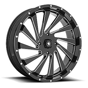 MSA Offroad Wheels MA46 20X7 4X110 G-BLK MILL 00MM - M46-020710M