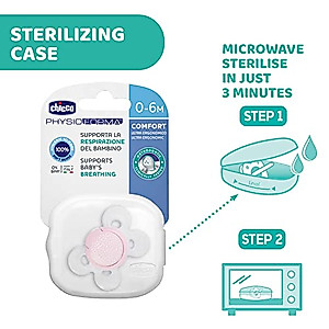 Chicco Soother Physio Comfort Model Silicone 0-6Mesi