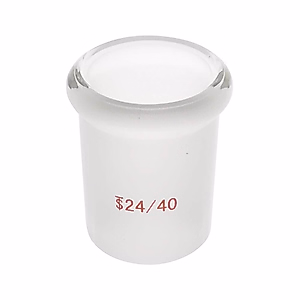 Laboy Glass Single Neck Flat Bottom Boiling Flask 1000mL with 24/40 Joint Heavy Wall Receiving Apparatus Organic Chemistry Lab Glassware