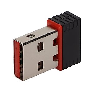 ASHATA Dongle, IEEE 802.11 n/g/b 2.4GHz Mini Network USB Adapter for PC Desktop Laptop, Support for Win2000/XP/Vista/Win7/for/for Linux