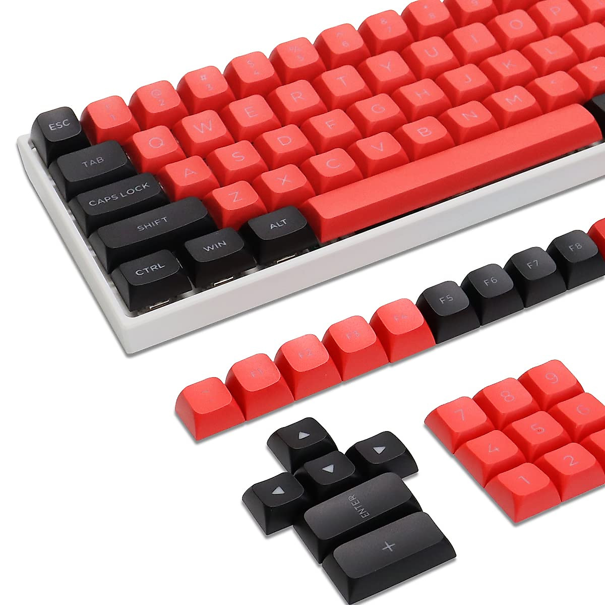 Keycaps 110 Keys XVX Profile PBT Keycaps for Cherry Gateron MX Switches Mechanical Gaming Keyboards