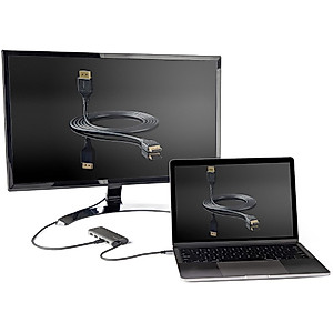 StarTech.com USB C Multiport Adapter - USB-C to HDMI or Mini DisplayPort 4K 60Hz, 100W Power Delivery Pass-Through, 4-Port 10Gbps USB Hub - USB Type-C Mini Dock - w/ 12" Attached Cable (DKT31CMDPHPD)