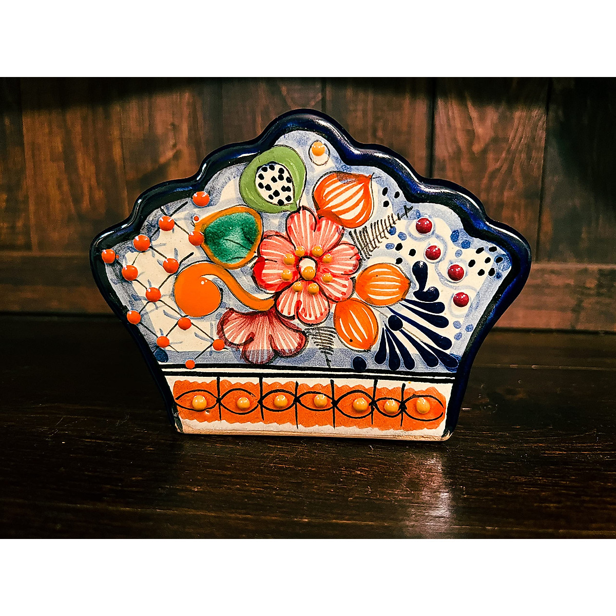 Napkin Holder Servilletero Handmade Talavera