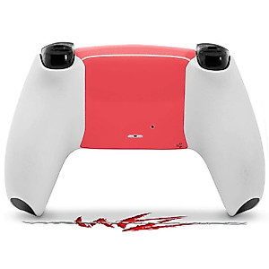 WraptorSkinz Skin Wrap compatible with Sony PS5 DualSense Controller Solids Collection Coral (CONTROLLER NOT INCLUDED)