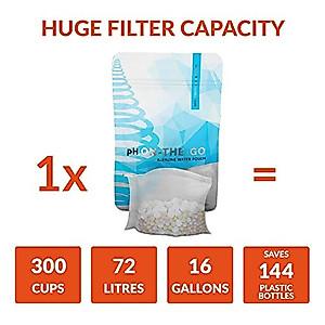 pH CONSCIOUS Alkaline Wheat Straw Water Bottle + ON-THE-GO 30g 3 pk Bundle