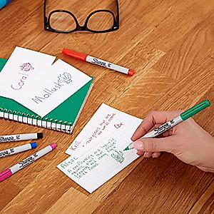 SHARPIE Permanent Markers | Ultra-Fine Point | Assorted Colours | 12 Count