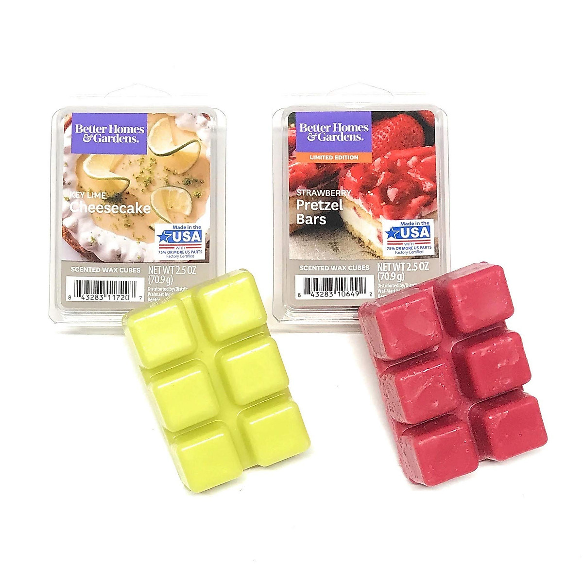 Better Homes & Gardens Strawberry Pretzel Bars & Key Lime Cheesecake - 2 Pack Dessert Collection