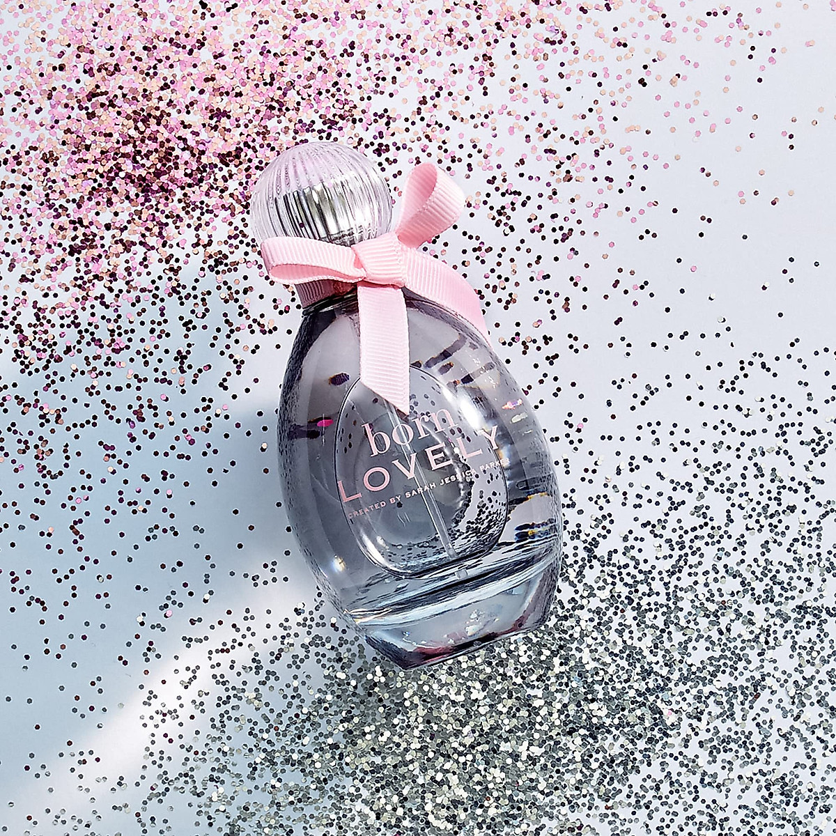 SJP Born Lovely Lush, Sweet, Elegant Amber Floral Eau De Parfum Spray Fragrance for Women - Mandarin, Peony, Honeysuckle, and Freesia - Intense, Long Lasting Scent - 1 oz