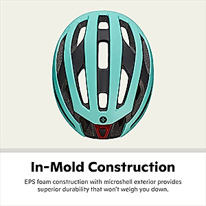 Schwinn LED Insight ERT Bike Helmet for Youth Boys Girls, Front & Rear LED Lights, Can Fit Head Circumference 54-58 cm, 19 Air Vents, Adjustable Strap, Medium Blue