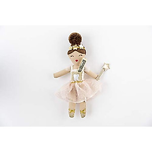 Mud Pie Ballerina Tooth Fairy Doll 9x4 Inch (Pack of 1)