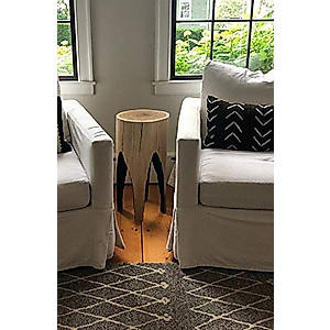 Ski Lodge Table, Rustic Nightstand, Barn Wood Furniture, Stump Table, Small Round Table