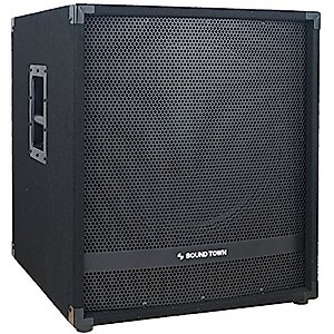 Sound Town METIS Series 2400 Watts 18” Powered Subwoofer with Class-D Amplifier, 4-inch Voice Coil (METIS-18SDPW)