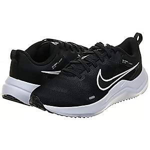 Nike Women's Road Running Shoes Sneaker, Black White Smoke Grey Pure Platinum, 10.5 US