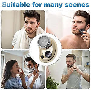 Mini Razor, Daily Shaving Razor, Electric Shaver, Portable Wet Dry Face Razor, Rechargeable Small Facial Shaver, Mens Grooming Kit, Mens Rotary Shavers, Women Epilator, Razor Kit for Men Home Travel