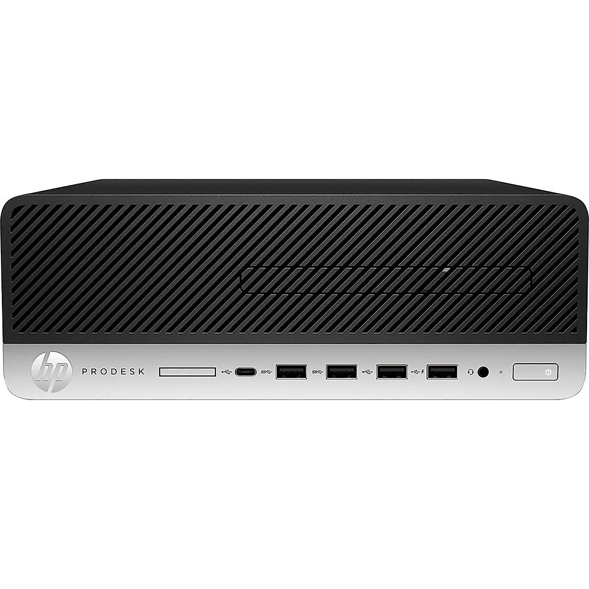 HP ProDesk 600 G5 SFF PC Bundle with Keyboard and Intel i7-9700, 8GB DDR4 RAM, 1TB SATA HDD, Intel UHD Graphics 630, Windows 10 Pro