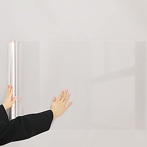 Electrostatic Absorption Wall Protective Film,Removable Clear Wall Protector Oil Proof Waterproof Sticker Furniture Protective Film Sticker, Heat Resistant Anti Scratch Wallpaper (Size : 120x1000cm)