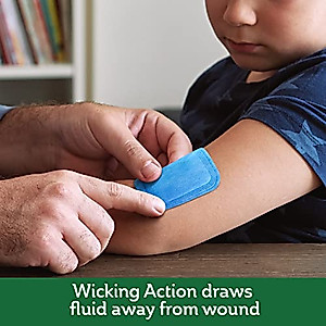 Curad Super Absorbent Wound Pad, Medium, 4" x 4", 10 Count