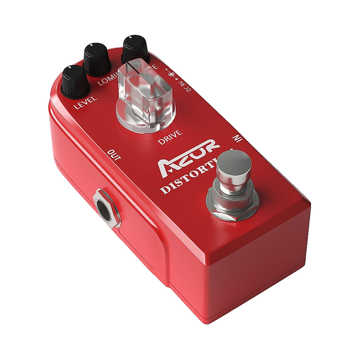 AZOR Pedal Power Adapter with Vintage Distortion Guitar Effect Pedal True Bypass