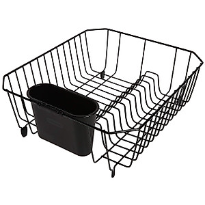 Rubbermaid Dish Drainer, Small, Black