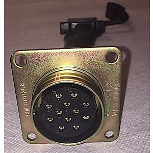 Civilian Vehicle Flat 4 to Military Trailer 12 PIN - 9" Adapter Wiring Harness - M101A1 M101A2 M100