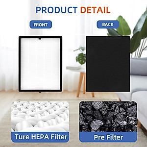 45i Replacement Filter for Breathesmart Flex Bh400 45i Air Purifier H13 Grade True Hepa Fresh Filter B4-Pure / Fl40