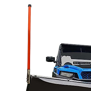 SEASAIL Bold 36'' Snow Plow Blade Marker Guide Kit High Visibility Orange with Stainless Steel Joint Compatible with Most Snow Plow Not Easy to Break and Rust Low Temperature Resistance