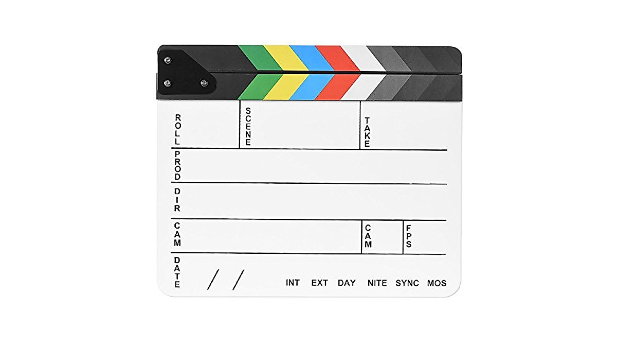 Professional Movie Directors Clapboard for Filmmakers