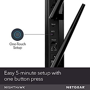NETGEAR WiFi Mesh Range Extender EX7000 - Coverage up to 2100 sq.ft. and 35 devices with AC1900 Dual Band Wireless Signal Booster & Repeater (up to 1900Mbps speed), plus Mesh Smart Roaming