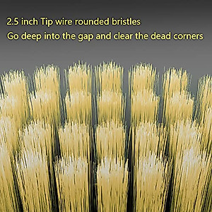 AWSL Car Detailing Brush Soft Flexible Long Hair Wide Handle Brushes Auto Interior or Exterior Detail Cleaning Dust Removal Brush