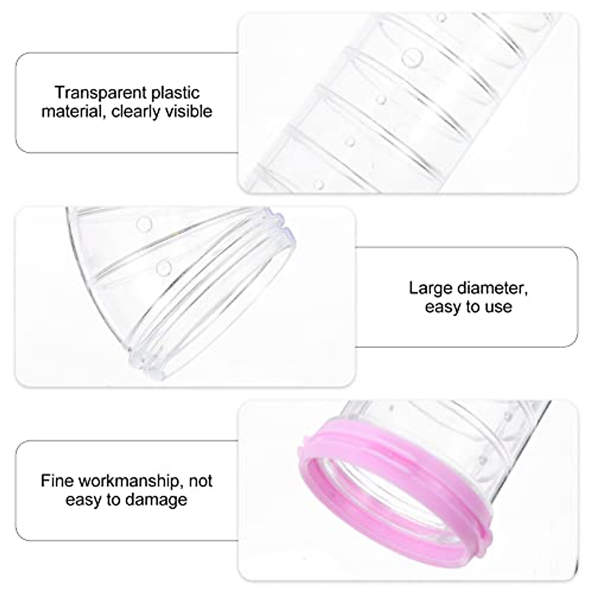 PATKAW DIY Hamster Excercise Toy Hamster Tubes Tunnels Hamster Maze Tube Hamster Tunnel Hamster Tube Kit DIY Hamster Rat Maze Tunnel