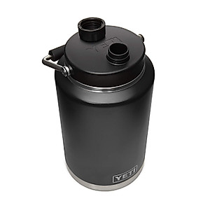 YETI Rambler Gallon Jug, Vacuum Insulated, Stainless Steel with MagCap, Black