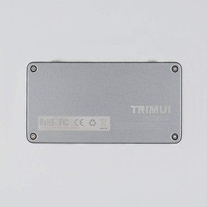 TRIMUI Handheld Game Console, Mini Game Player with 6000+ Classical Games and 2.0-Inch IPS Screen, Portable Video Game Console with Rechargeable Battery (Dark Grey Back+Black PCB)