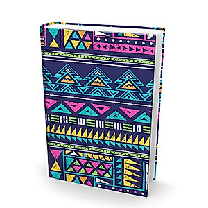 Book Sox Stretchable Book Cover: 6 Print Value Pack. Fits Most Hardcover Textbooks up to 9 x 11. Adhesive-Free, Nylon Fabric School Book Protector Easy to Put On Jacket wash Re-use (Ultra Print2020)