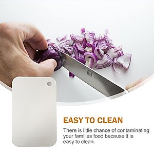 UPKOCH Chopping Tray Stainless Steel Stainless Steel Cutting Stainless Steel chopping board choppinng block stainless steel board Board for Baby Heavy Duty Chopping Board