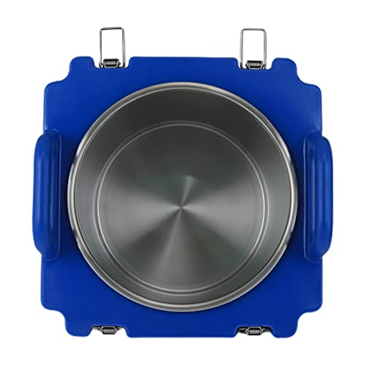 FORCOOK Insulated Soup Carrier Catering Supplies 8 Gallon Commercial Food Warmer Hot Box for Food Storage Hot Box Food Warmer for Parties with 18/8 Stainless Steel Liner Leak-Proof Blue