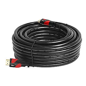 Postta HDMI Cable(50 Feet Red) HDMI 2.0V Support 4K 2160P,1080P,3D,Audio Return and Ethernet - 1 Pack