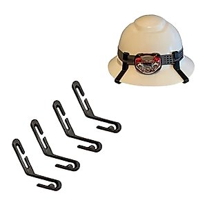 Hart Hat Clips: Full Brim Hard Hat Clips (black)