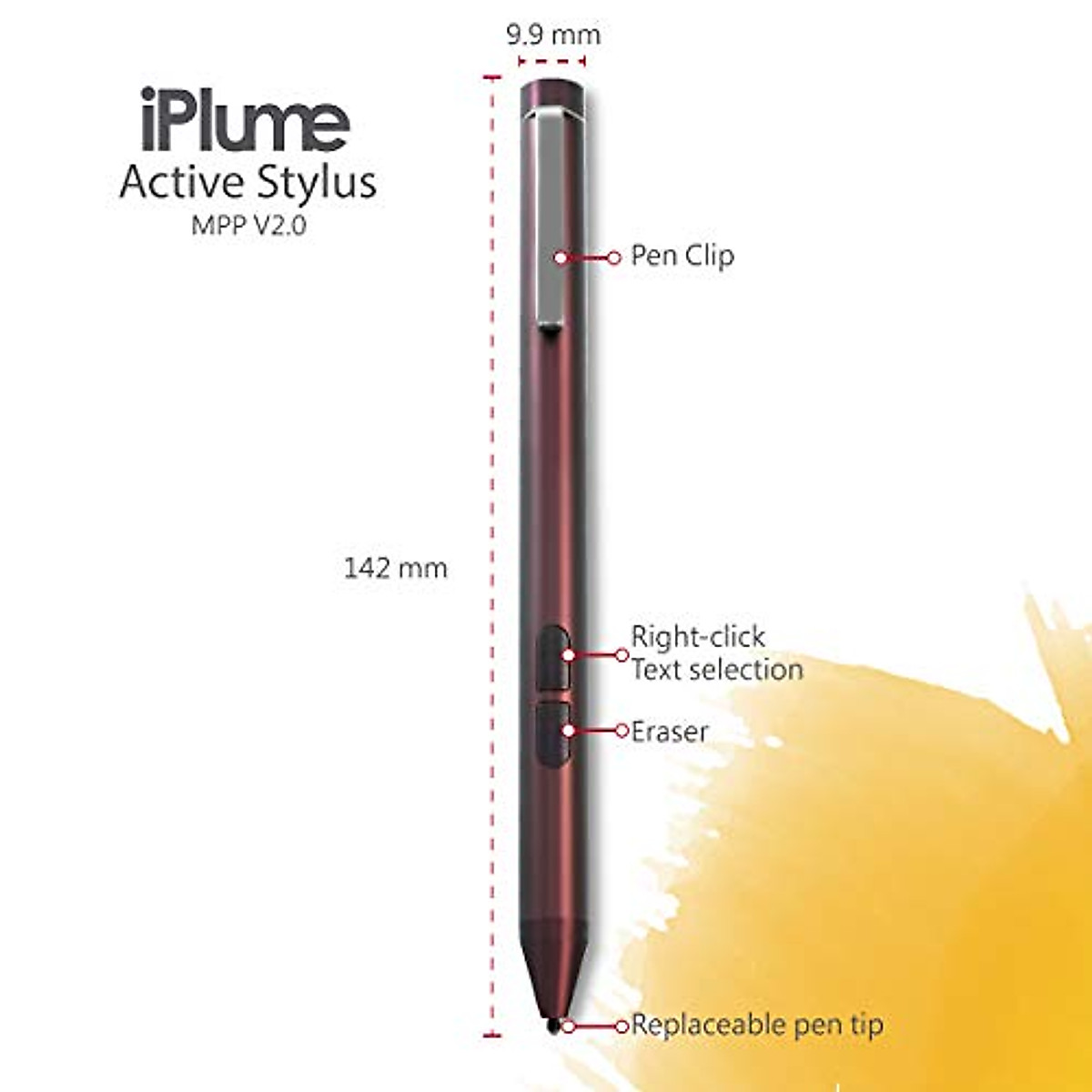 iPlume Stylus, MPP V2.0 for Surface Series and MPP Enabled Devices on Description, Not Compatible with Chrome OS