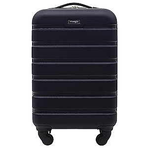 Wrangler 20" Spinner Carry-On Luggage, Navy Blue