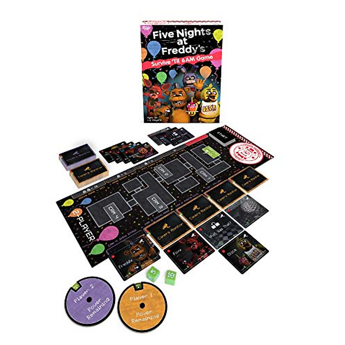 Funko Five Nights at Freddy's - Survive 'Til 6AM Game, 2 players
