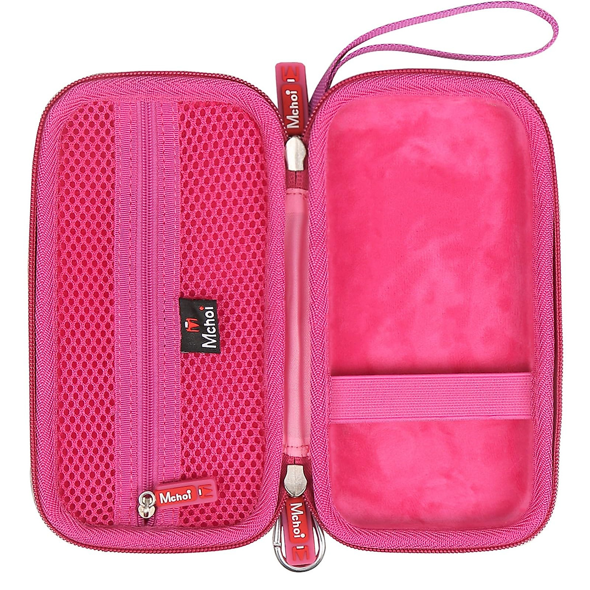 Mchoi Shockproof Carrying Case Suitable for Instruments TI-30XIIS Scientific Calculator, Shockproof Waterproof Pink Protective Case, Case Only