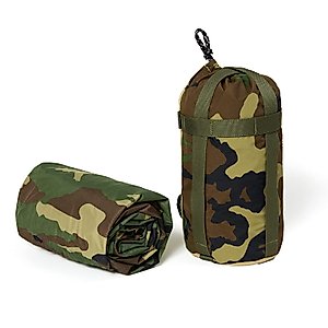 Akmax.cn Bivy Cover Sack for Military Army Modular Sleeping System, Waterproof Outer Shell for Sleeping Bag, Minimalist Stealth Shelter Multicam/Woodland/UCP/OCP