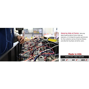 Rotary Phase Converter AD10F - Floor Unit 10HP Digital Controls Heavy Duty HD CNC| Can Start up to a 5Hp / 14 Amp 208-240v Load