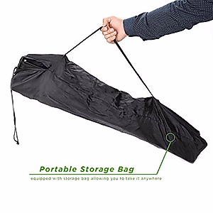 Mind Reader Folding Tailgate Table, 23.25" L x 23.25" W x 24.5" H, Black