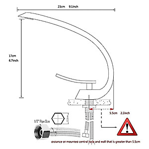 Elevate Your Bath with Sleek Brushed Gold Single Handle Water Faucet for Sink. Ideal for Vanity, Lavatory and Beyond