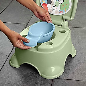 Fisher-Price Toddler Toilet 3-In-1 Puppy Perfection Potty Training Seat And Step Stool With Removable Ring