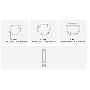 Fitbit Alta HR, Black, Large (US Version)