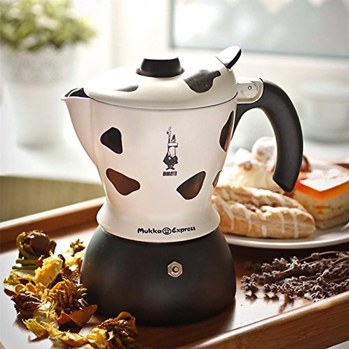 Bialetti Moka Mukka Express Coffee Maker, Small, Aluminum